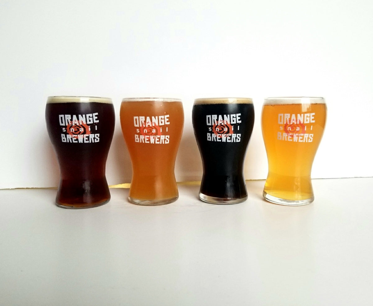 Sample Glasses (Set of 4) – Orange Snail Brewers